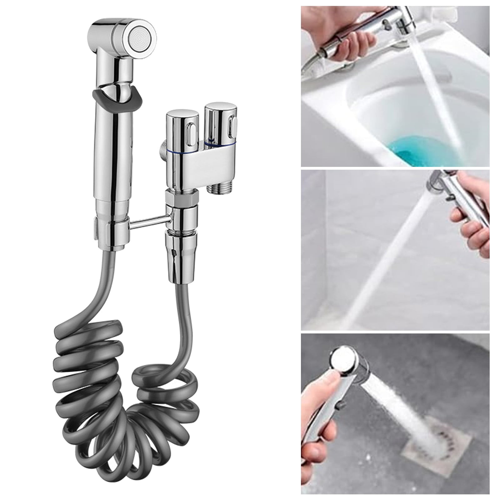 Bathroom Fresh Wall Mounted Faucet Spray Set Langgi Toilet Companion 1 ...