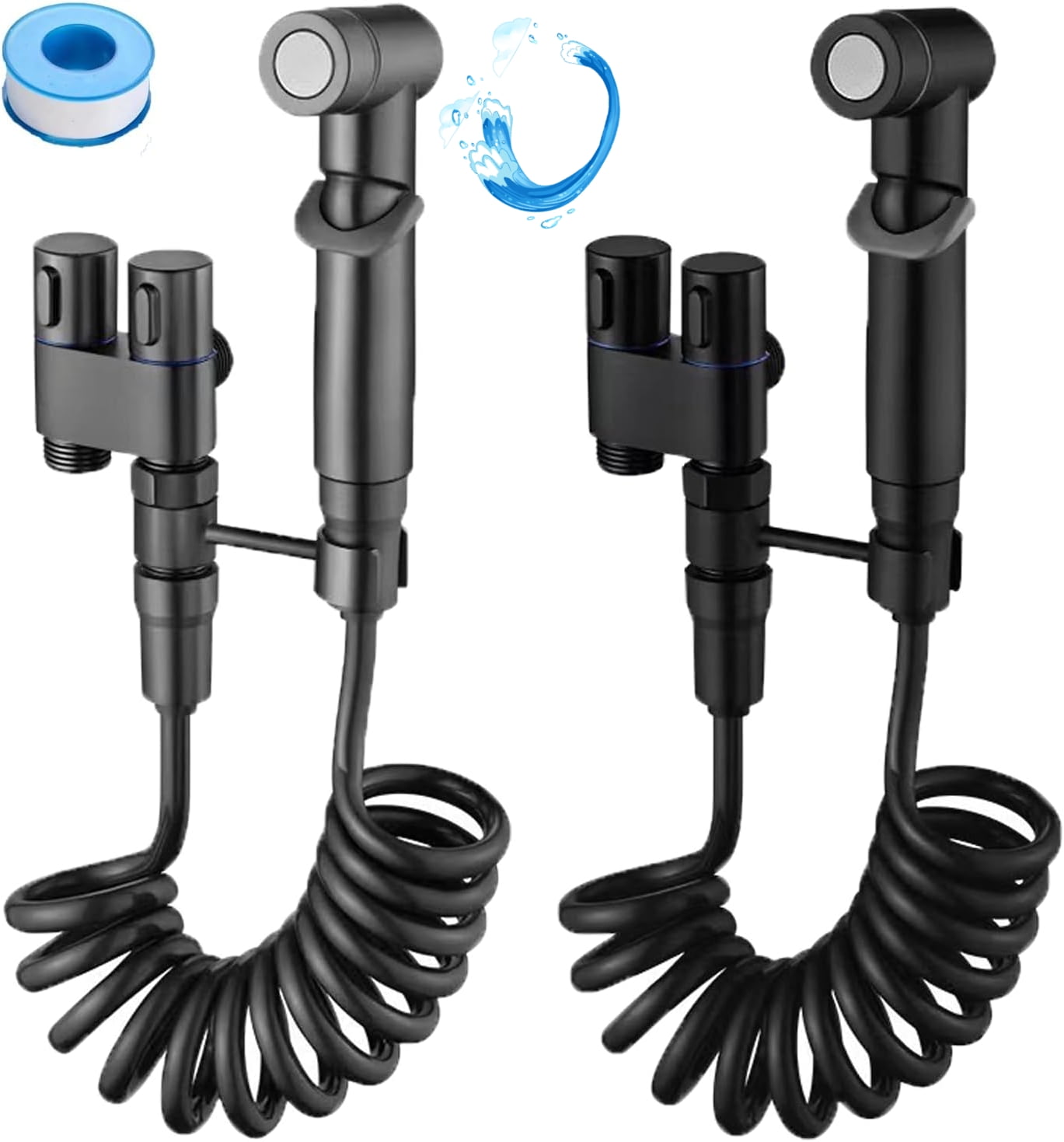 Bathroom Fresh Wall Mounted Faucet Spray Set, Langgi Toilet Companion ...