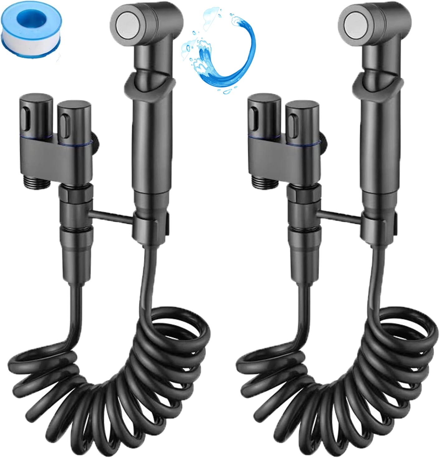 Bathroom Fresh Wall Mounted Faucet Spray Set, Langgi Toilet Companion ...