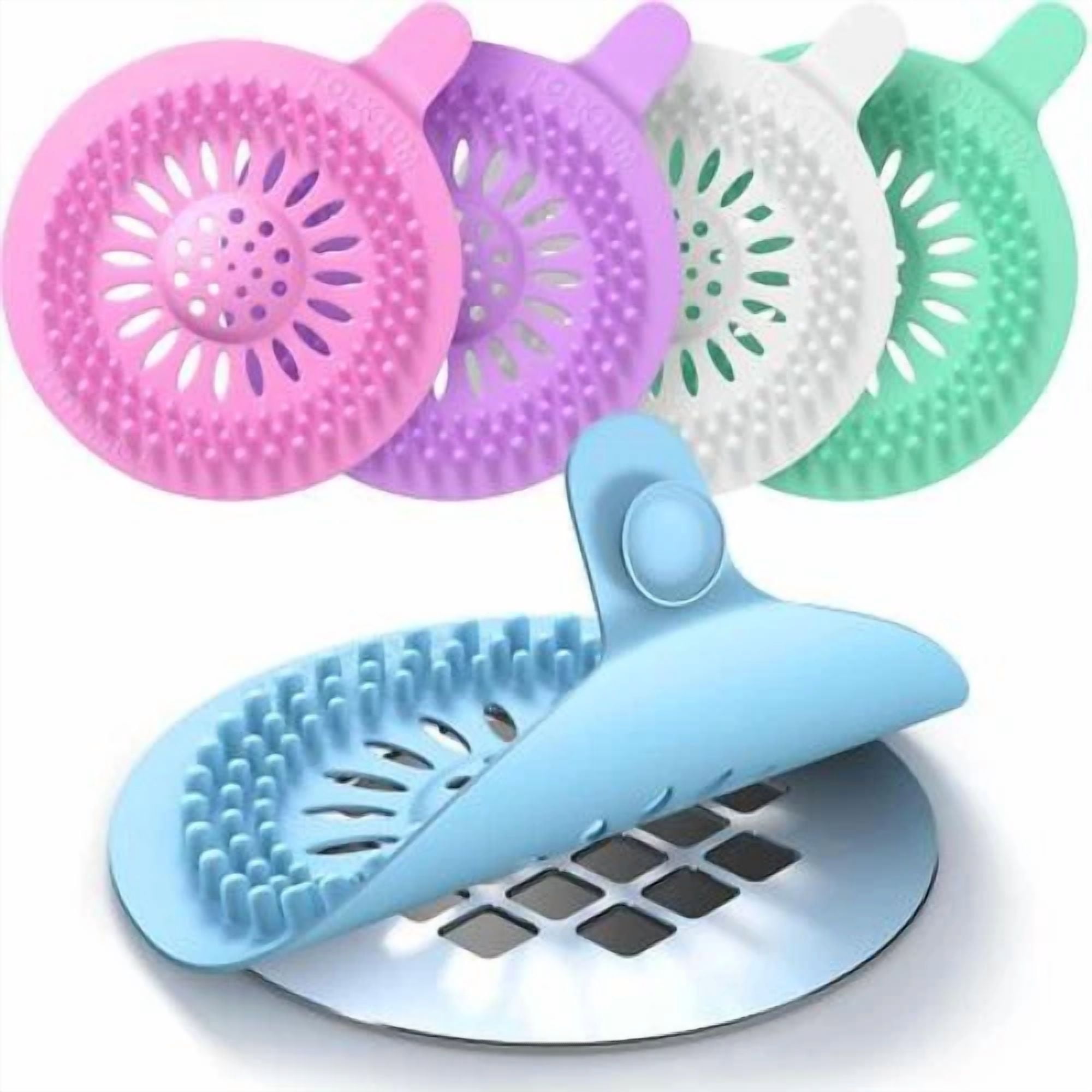 Bathroom Hair Catcher Shower Bath Plug Hole Waste Stopper Drain Sink ...