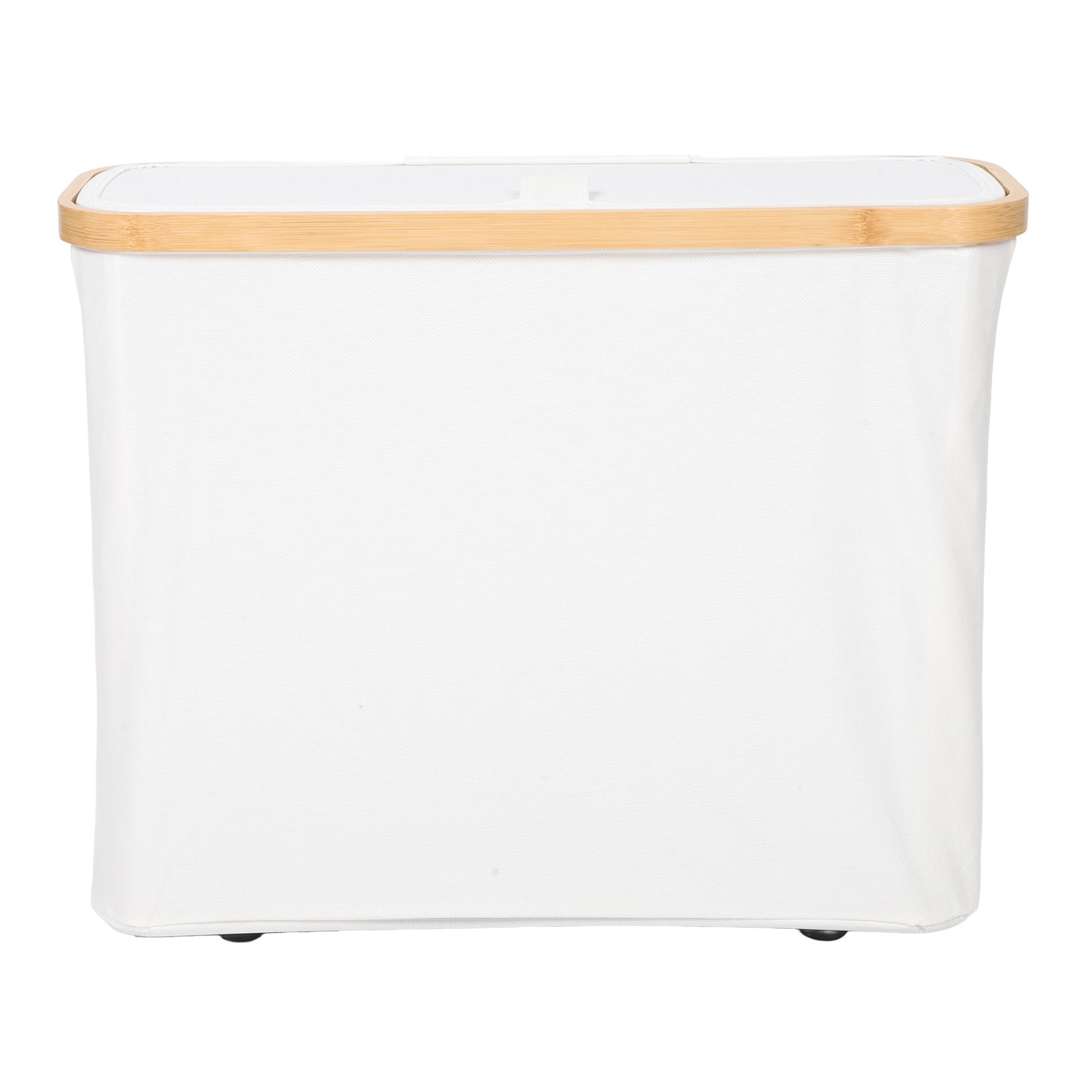 Bathroom Hamper Laundry Bin with Lid Basket Decorative Beige - Walmart.com