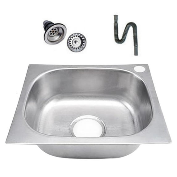 Bathroom Hand Wash Basin Sink Single Bowl Dish Washing Sink Dishwashing ...