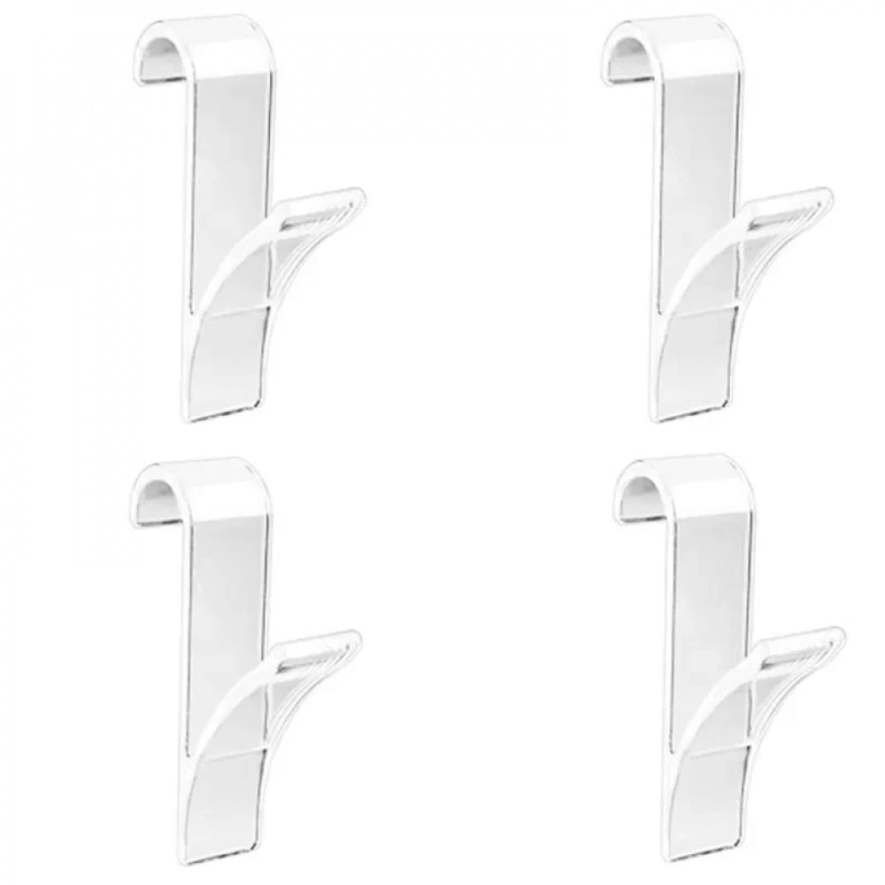 Bathroom Hanger Clips Storage Racks White Clear Hanger Heated Towel ...