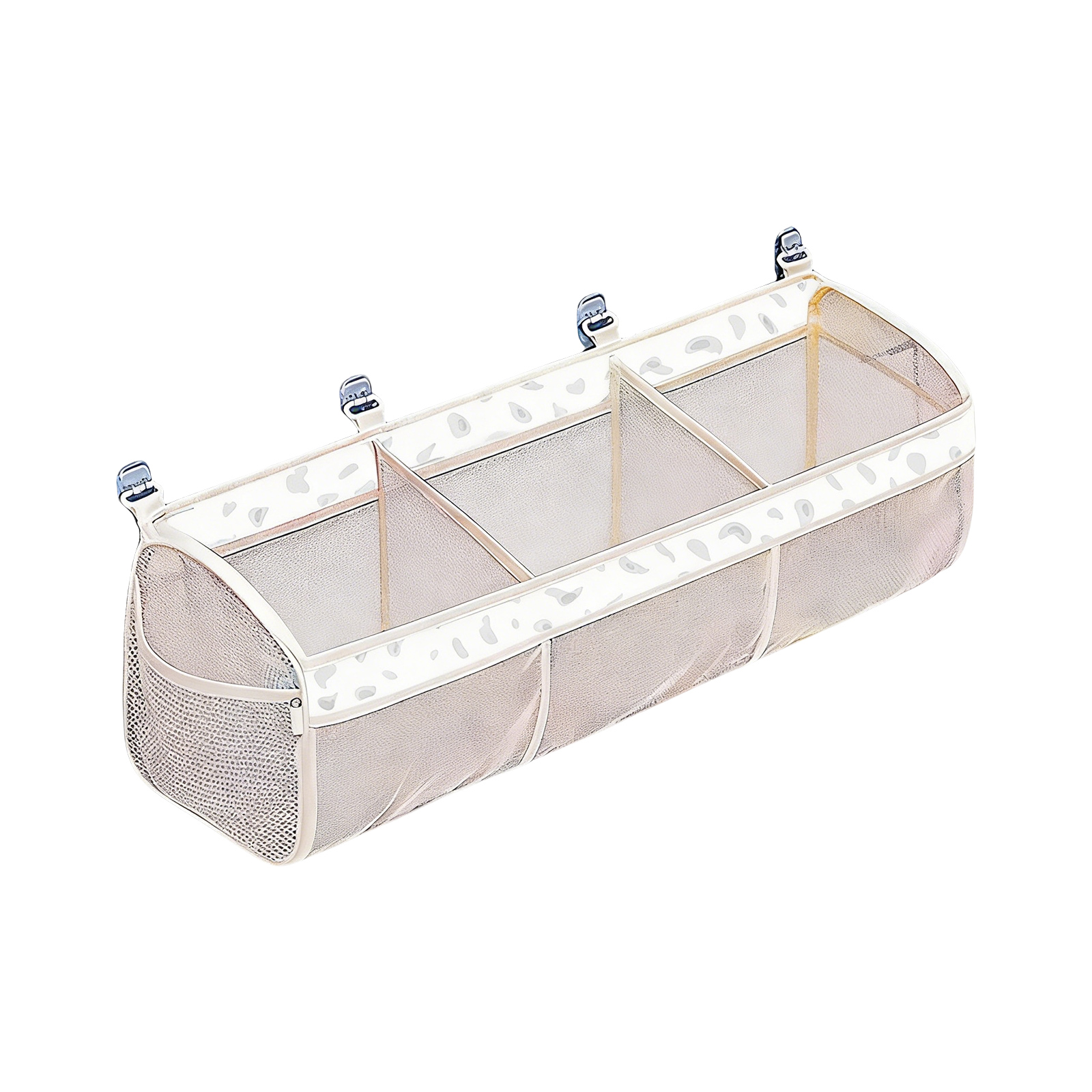 Bathroom Hanging Storage Bag Oxford Fabric Mesh Toy Organizer No-Drill ...