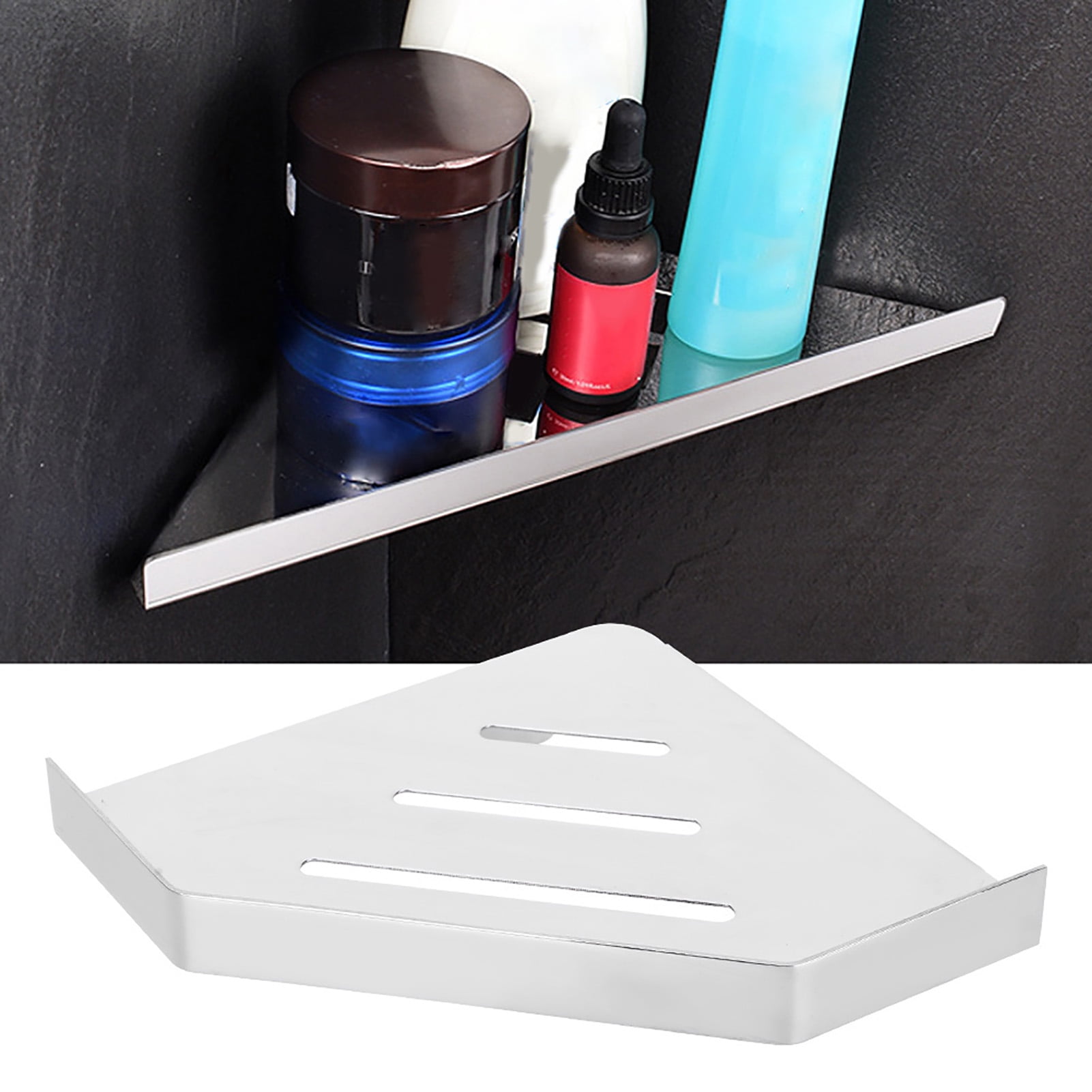 Bathroom Holder, Shower Corner Shelf, Wall Mounted Storage Rack ...