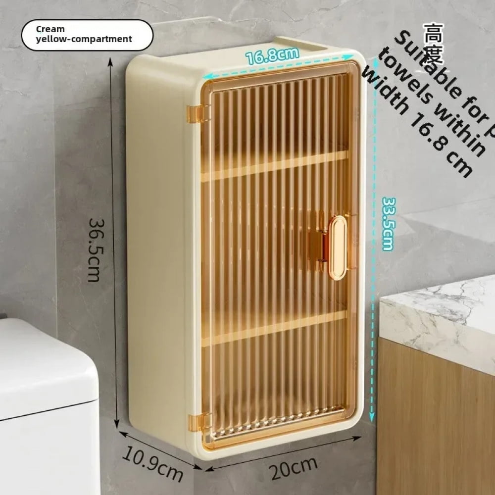 Bathroom Home Creative Wall Mounted Non Perforated Tissue Storage Box ...
