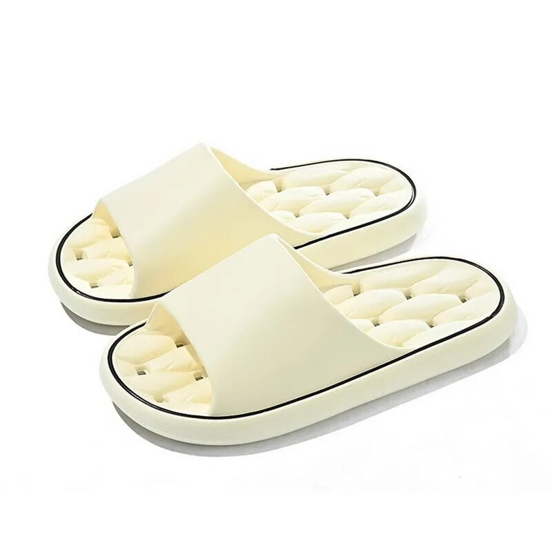 Bathroom House Slippers Leaking Quick-Drying Shower Slipper Light ...