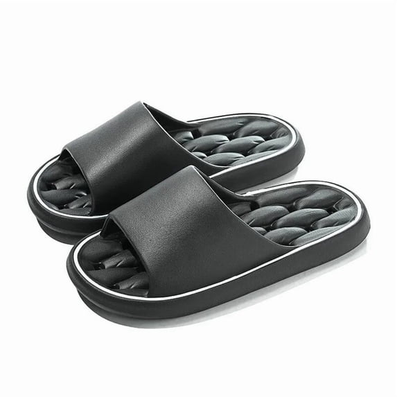 Bathroom House Slippers Leaking Quick-Drying Shower Slipper Light ...