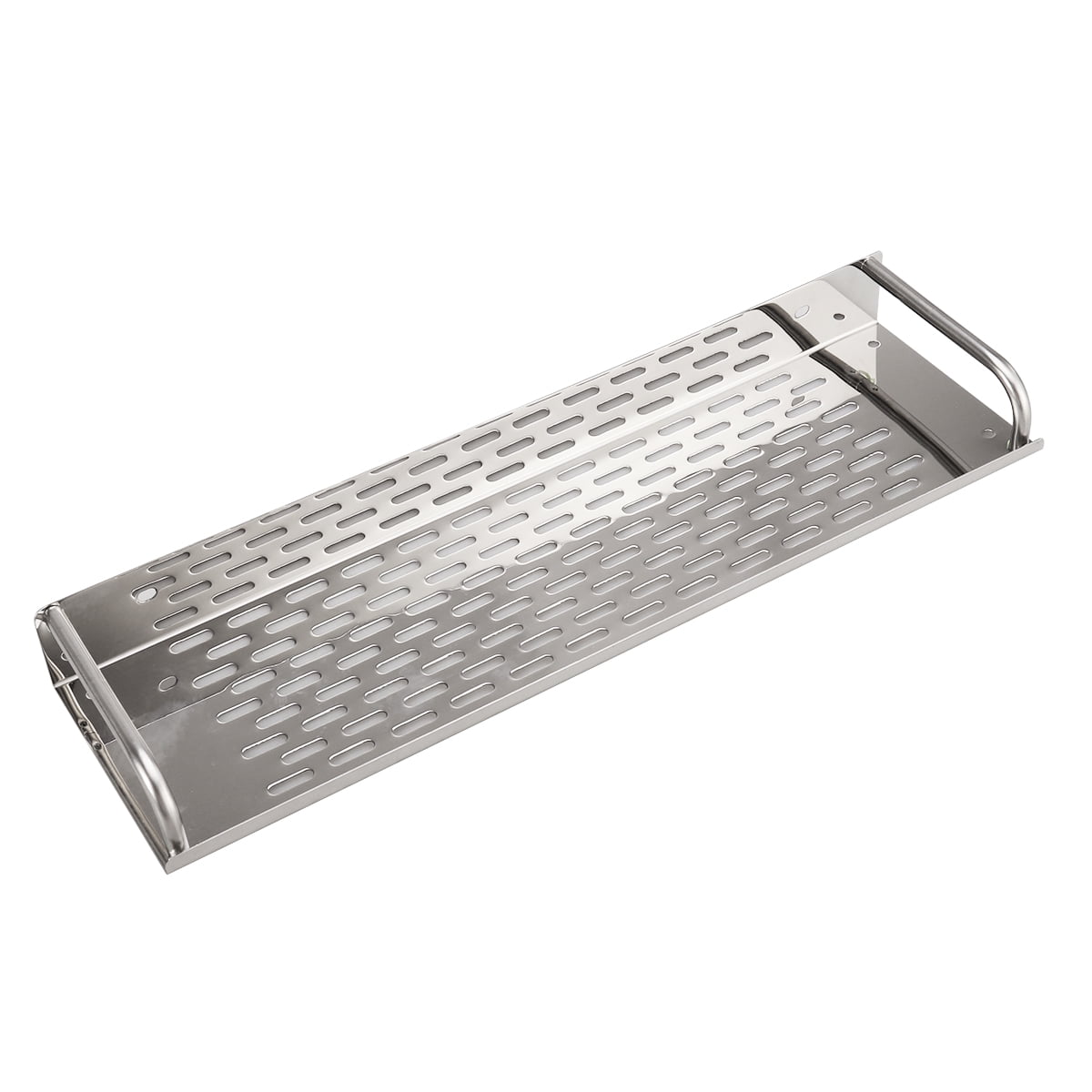 Bathroom Kitchen Shelf No Drilling Solid Wall Mounted Shelves Rack for ...