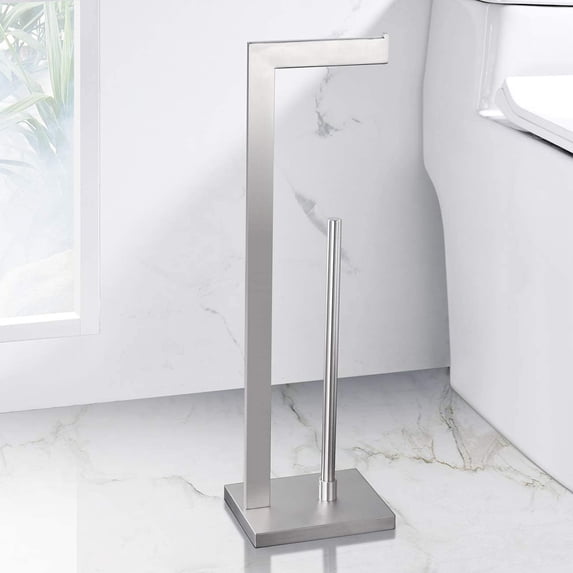 Bathroom Lavatory Toilet Tissue Roll Holder Stainless Steel ...