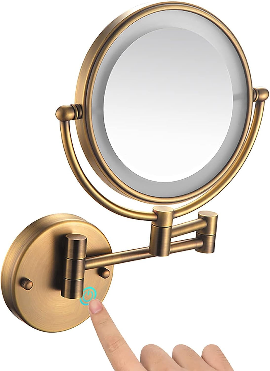 Bathroom Leading Mirror, 8 inch 3 Times amplifying Mirror, Wall Mounted ...