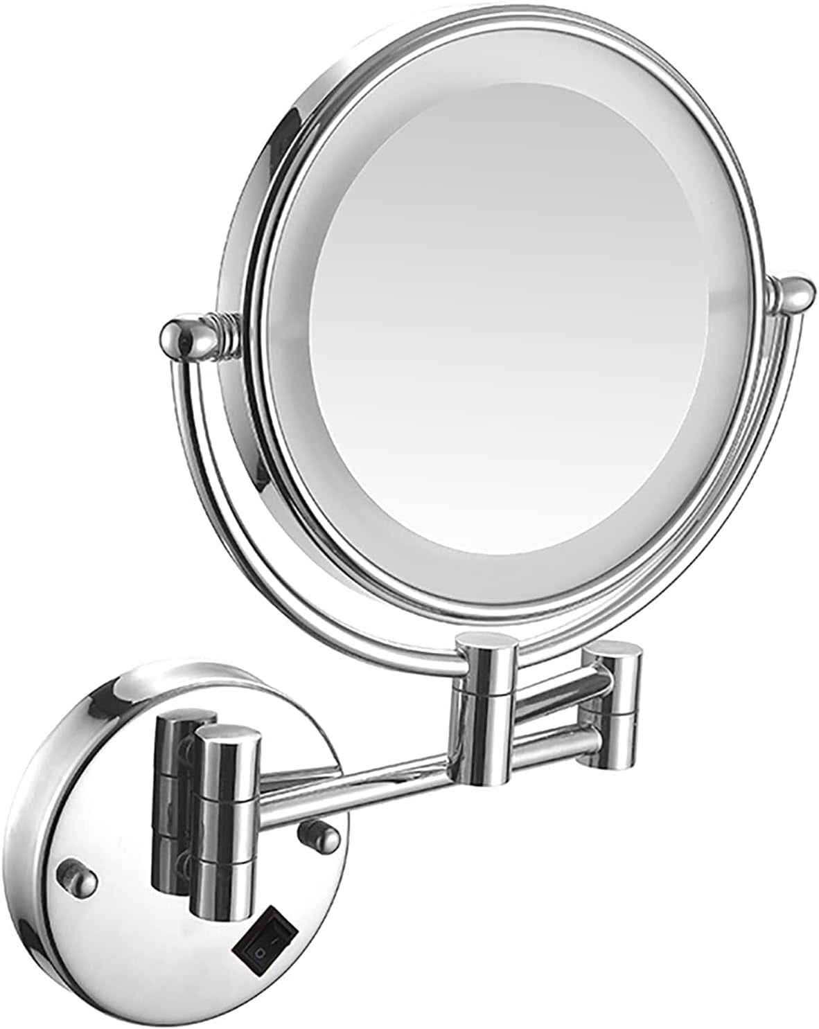 Bathroom Leading Mirror, 8-inch Double Glasses, LED Expansion Mirror ...
