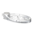 Oval Shape Soap Box Clear Plastic Soap Tray Bathroom Lift Soap Rack ...