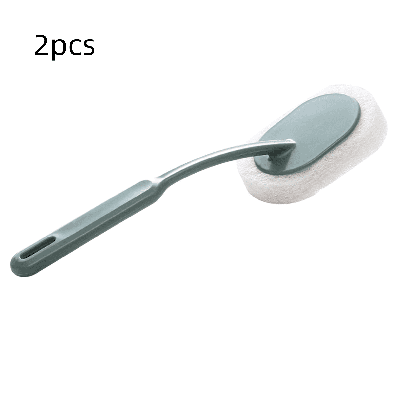 Bathroom Long Handle Sponge Brush Wall Cleaning Brush Bathtub Sponge ...