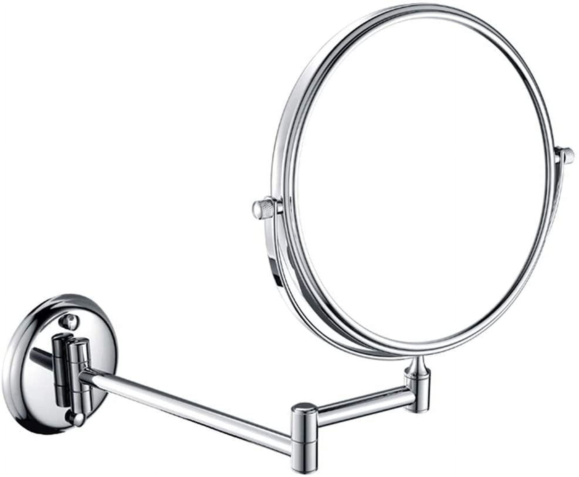 Bathroom Makeup Mirrors Wall Mounted Magnifying Sturdy Double Sided ...