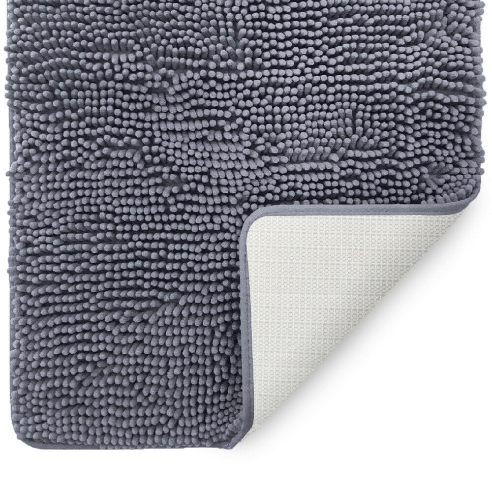 Bathroom Mat By LuxUrux-Extra-Soft Plush Bath Shower 20 x 30'' Bath Mat ...