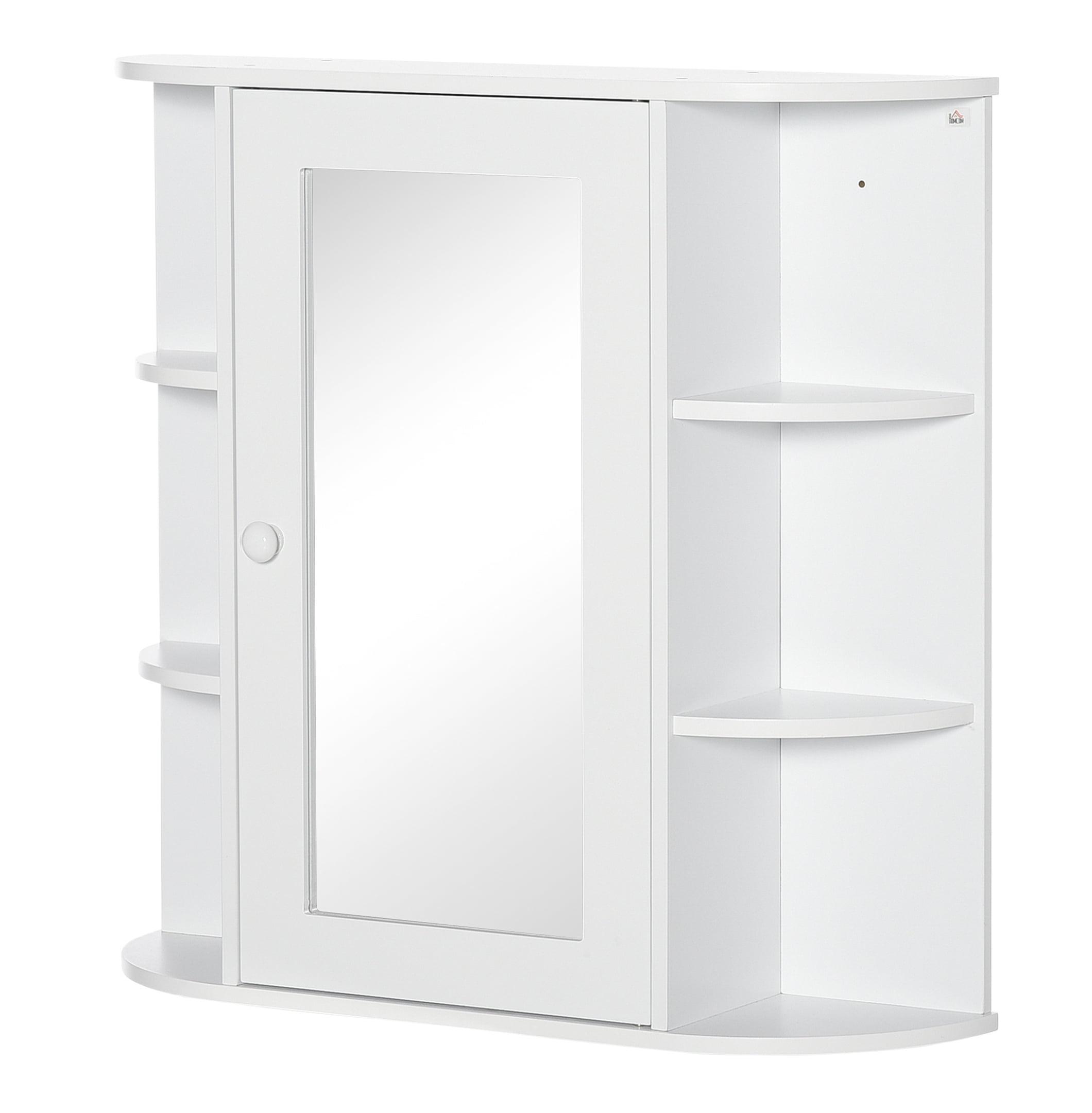 Bathroom Medicine Cabinet with Mirror, Wall Mount Storage Cabinet ...