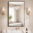 Bathroom Mirror 5mm High Definition Tempered Glass, Rectangular Wall ...