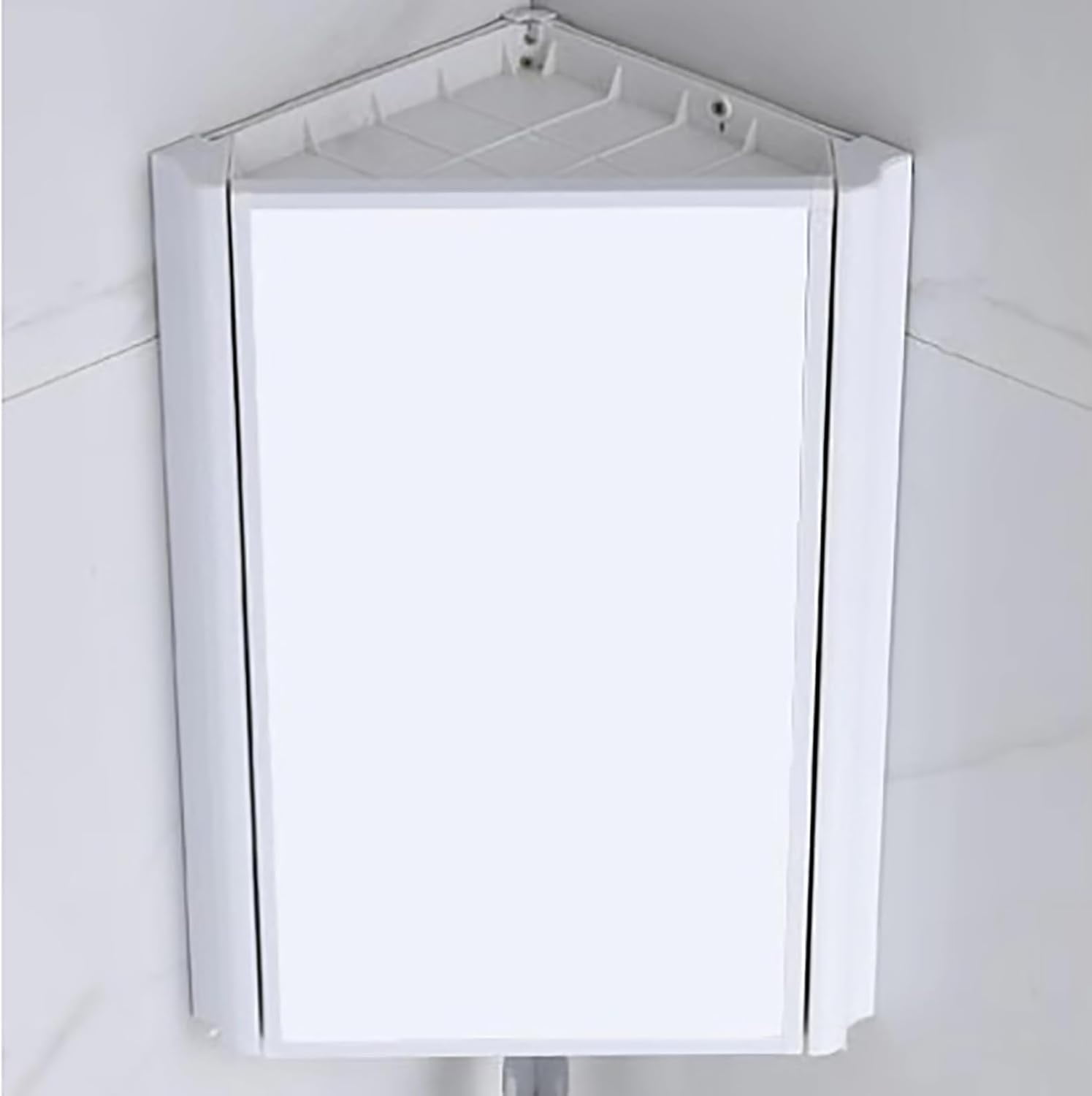 Bathroom Mirror Cabinet, Corner Storage Cabinet with Mirror,Wall Mounted Triangular Bathroom ...