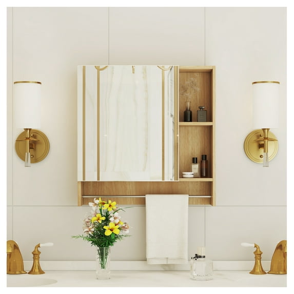 Bathroom Mirror Cabinet Wall Mounted,Medicine Cabinet,Over The Toilet ...