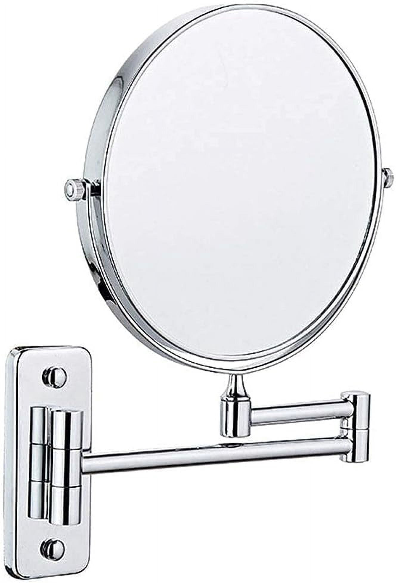 Bathroom Mirror Wall Mounted Makeup Mirror 6-inch Two-Sided 1+3X/5X ...