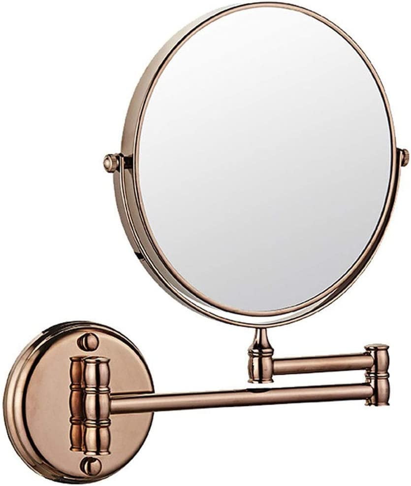 Bathroom Mirror Wall Mounted Makeup Mirror 6-inch Two-Sided Swivel Wall ...