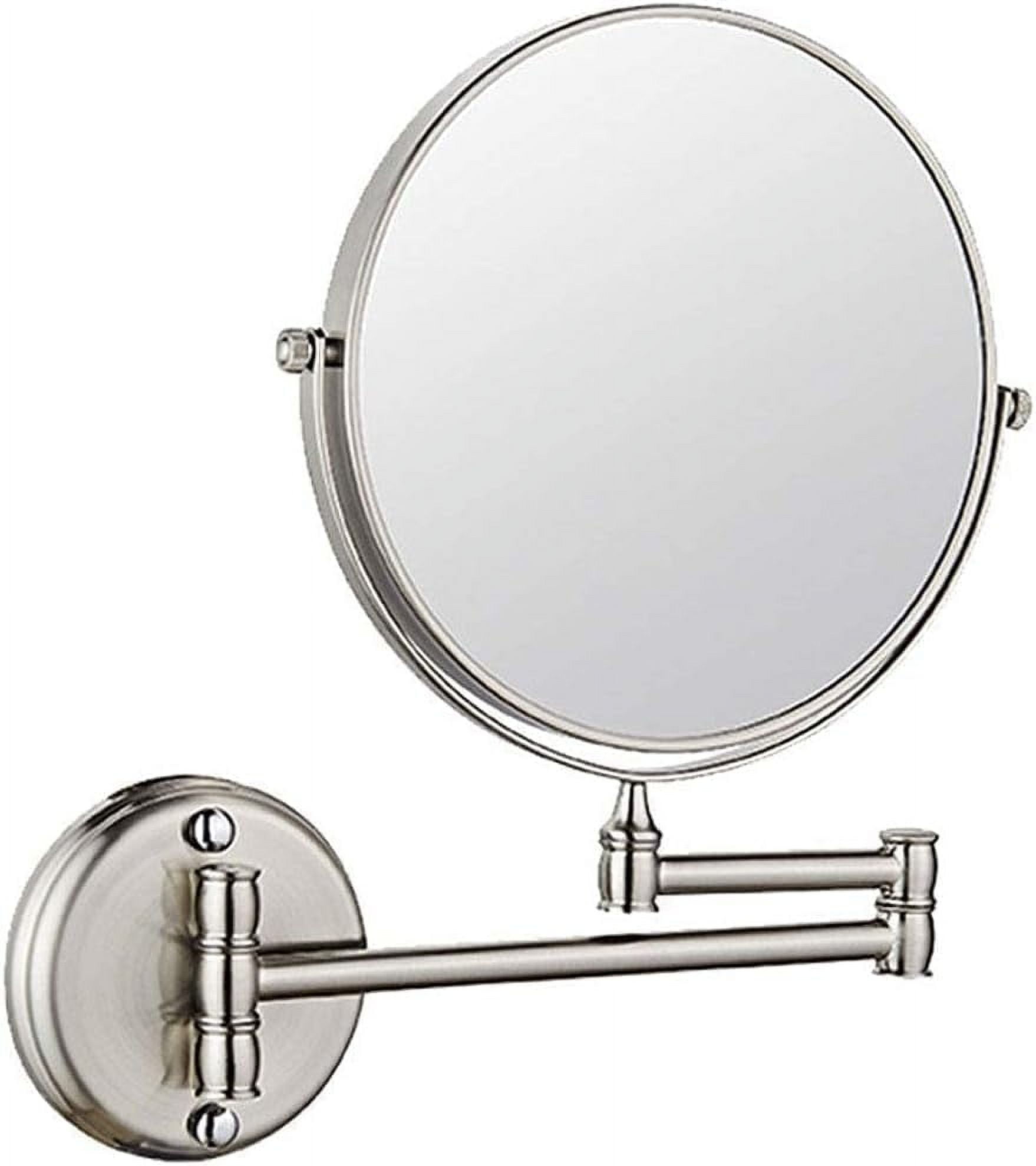 Bathroom Mirror Wall Mounted Makeup Mirror 6- inch Two- Sided Swivel ...
