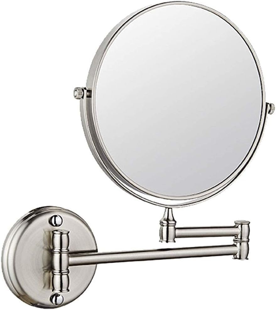 Bathroom Mirror Wall Mounted Makeup Mirror 6- inch Two- Sided Swivel ...