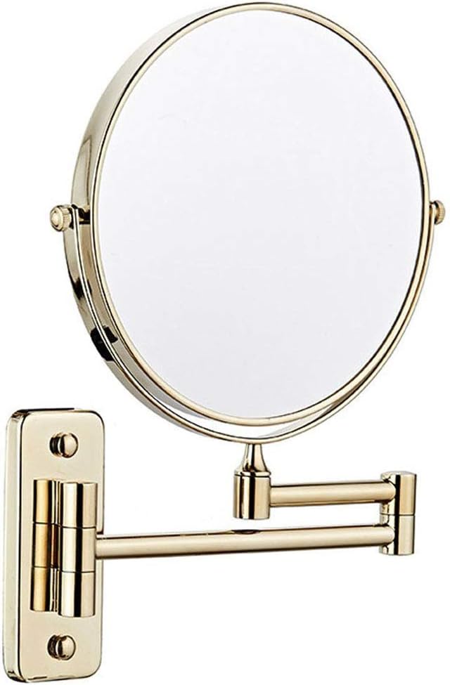 Bathroom Mirror Wall Mounted Makeup Mirror 8-inch Two-Sided 5X ...