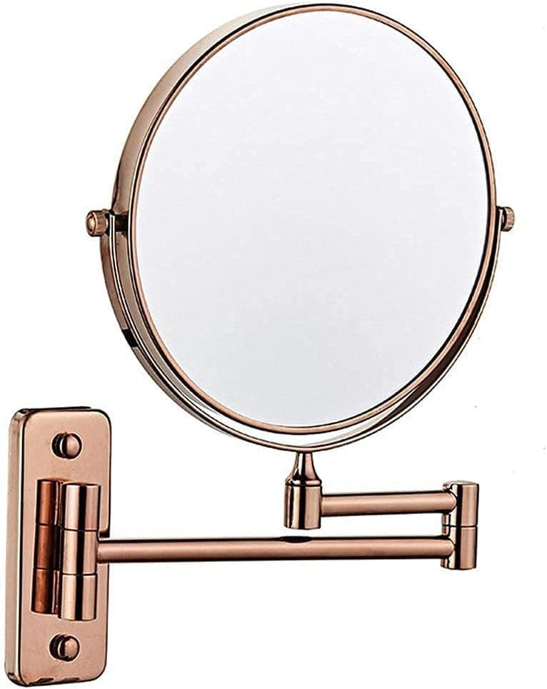 Bathroom Mirror Wall Mounted Makeup Mirror 8- inch Two- Sided 5X ...