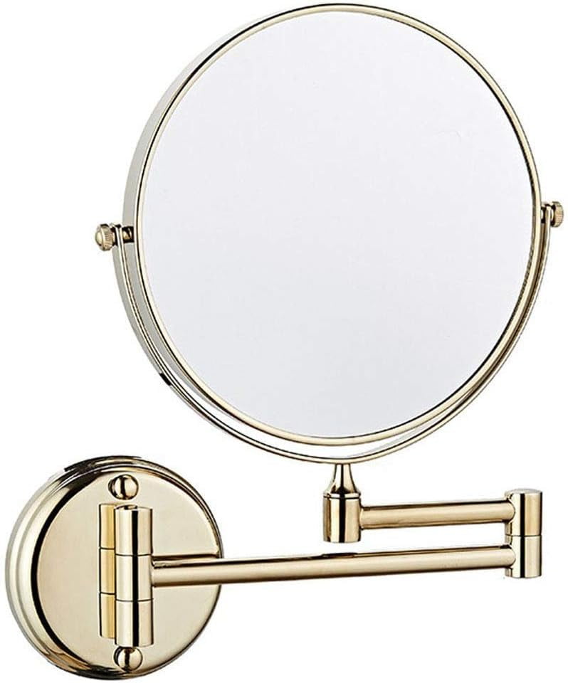 Bathroom Mirror Wall Mounted Makeup Mirror 8-inch Two-Sided Swivel Wall ...