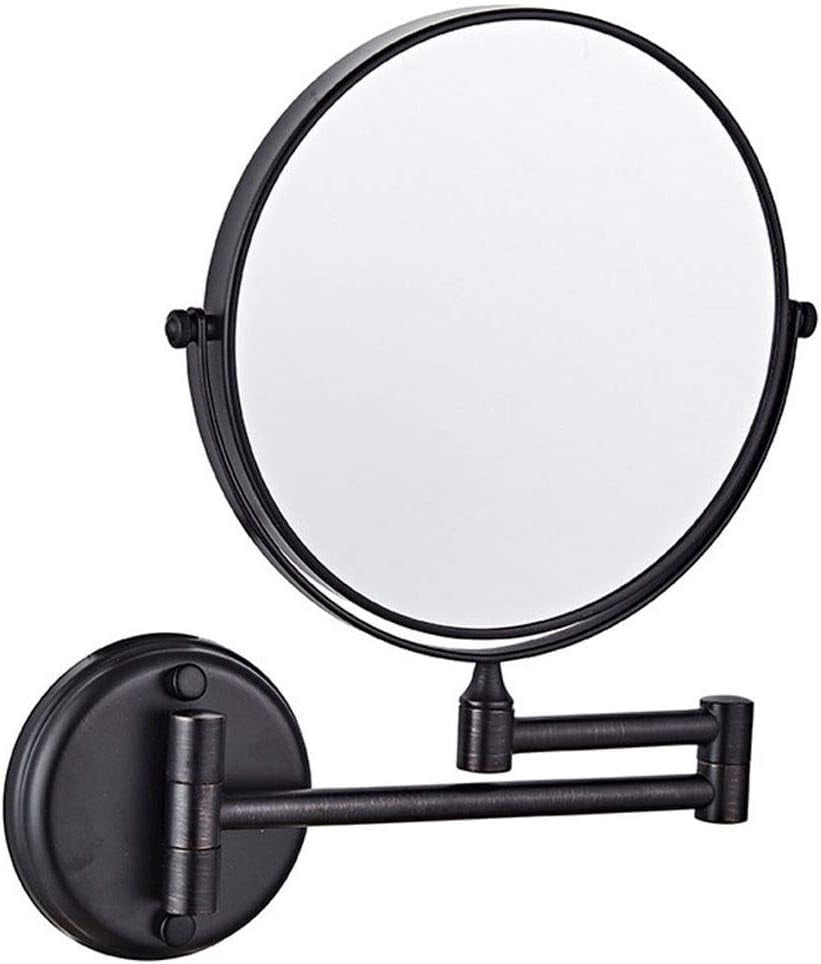 Bathroom Mirror Wall Mounted Makeup Mirror 8-inch Two-Sided Swivel Wall ...