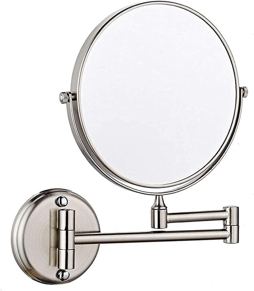Bathroom Mirror Wall Mounted Makeup Mirror 8-inch Two-Sided Swivel Wall ...