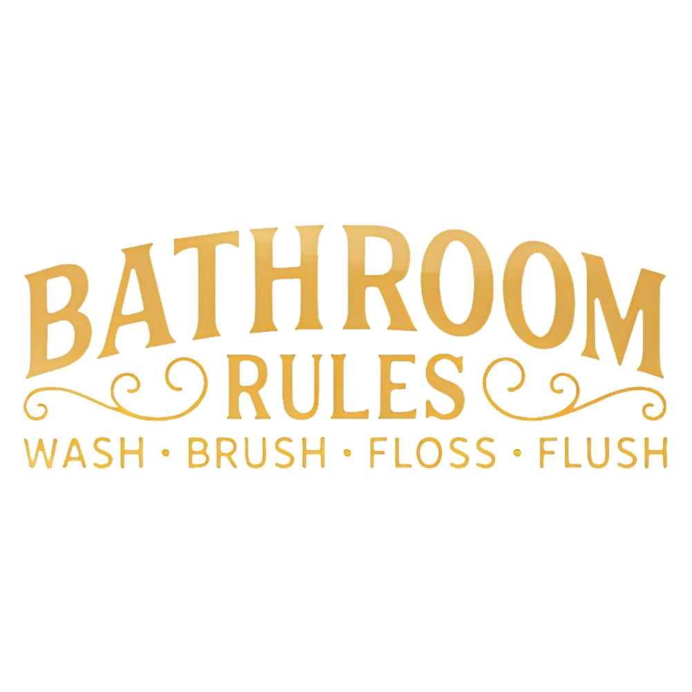 Bathroom Mirror Wall Stickers Bathroom Letter Mirror Decals DIY Plastic ...