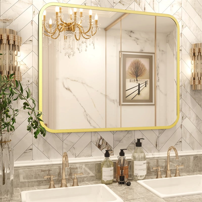 Bathroom Mirrors Bathroom Vanity Mirror for Over Sink 40" × 32 ...