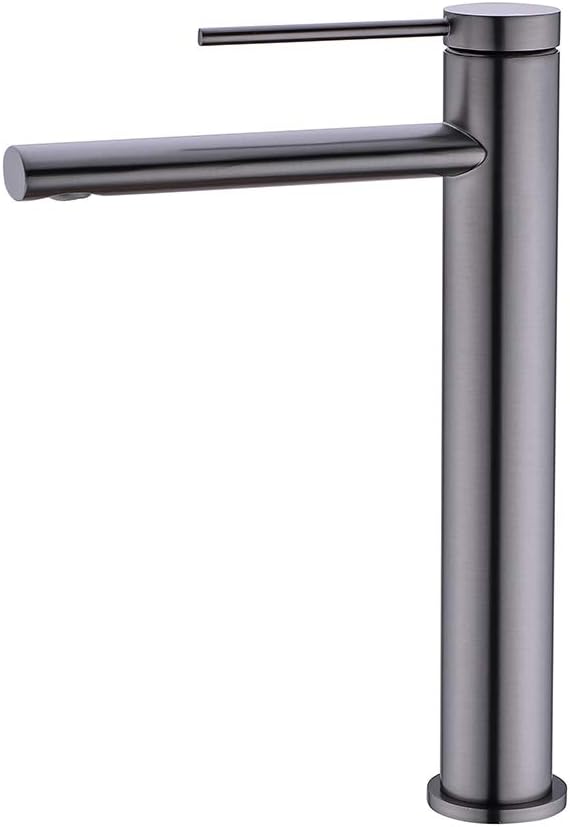 Bathroom Mixer Sink Tap, Deck Mounted Single Hole Single Handle Basin ...
