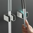 Bathroom Mop Hook Punch-Free Wall-Mounted Strong Load-Bearing Storage ...