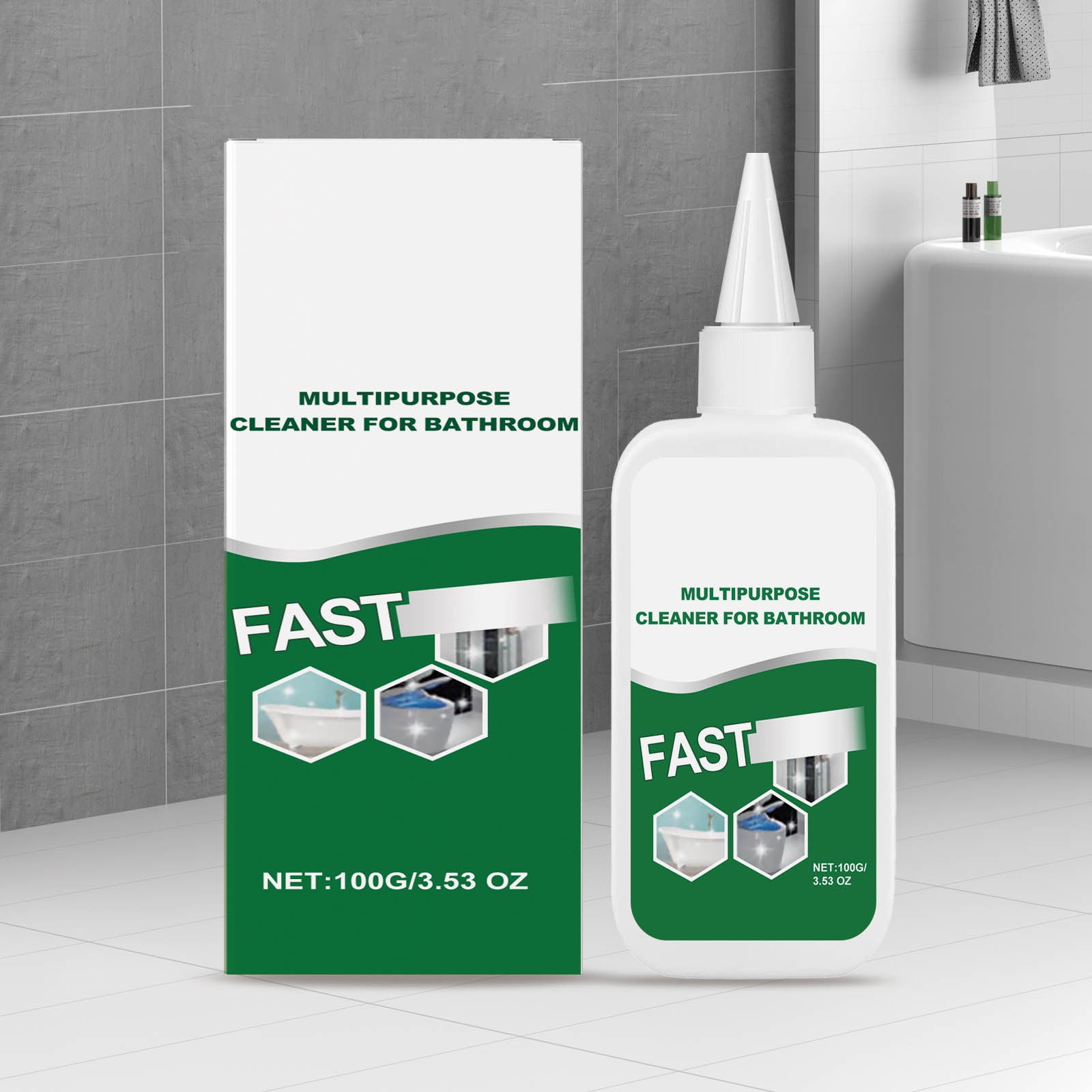 Bathroom Multi-Purpose Cleaner, 100ml Concentrate, Non-Toxic Formula ...