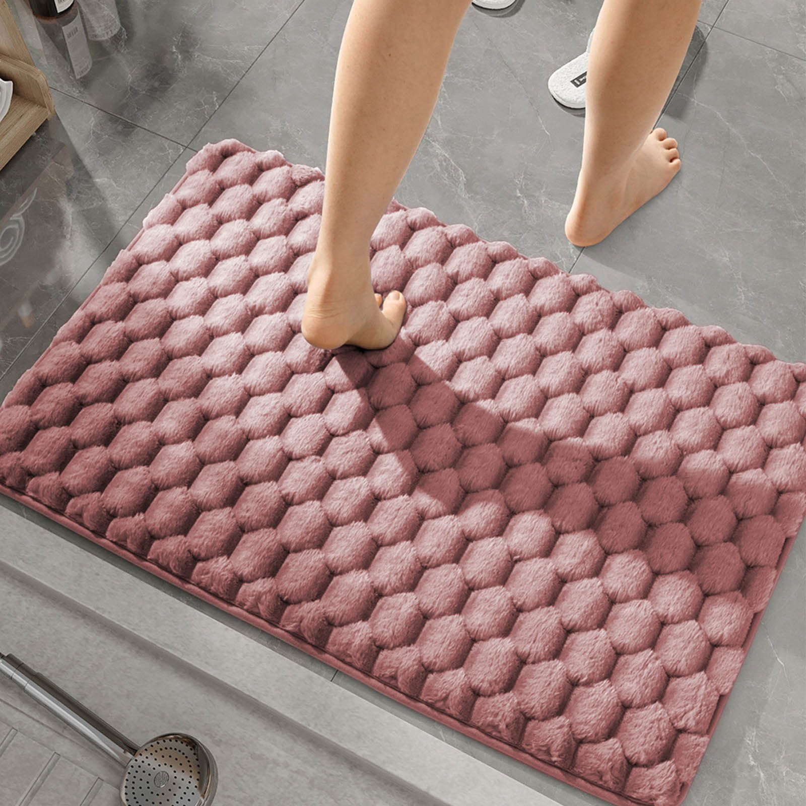 Bathroom Non Slip Floor Mat Household Water Absorbent Quick Drying ...