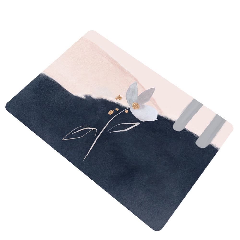 Bathroom Non-Slip Mat Imitation Soft Diatom Mud Absorbent Mat Household ...