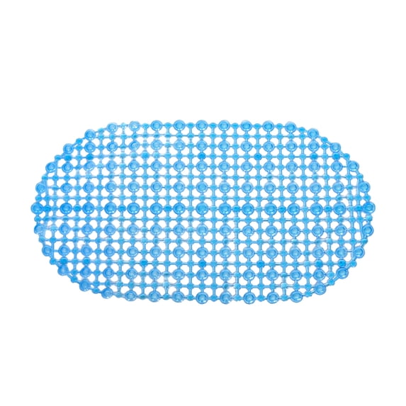 Bathroom Non Slip Shower Mat PVC Bath Mat Drain Hole Floor Mat Anti ...