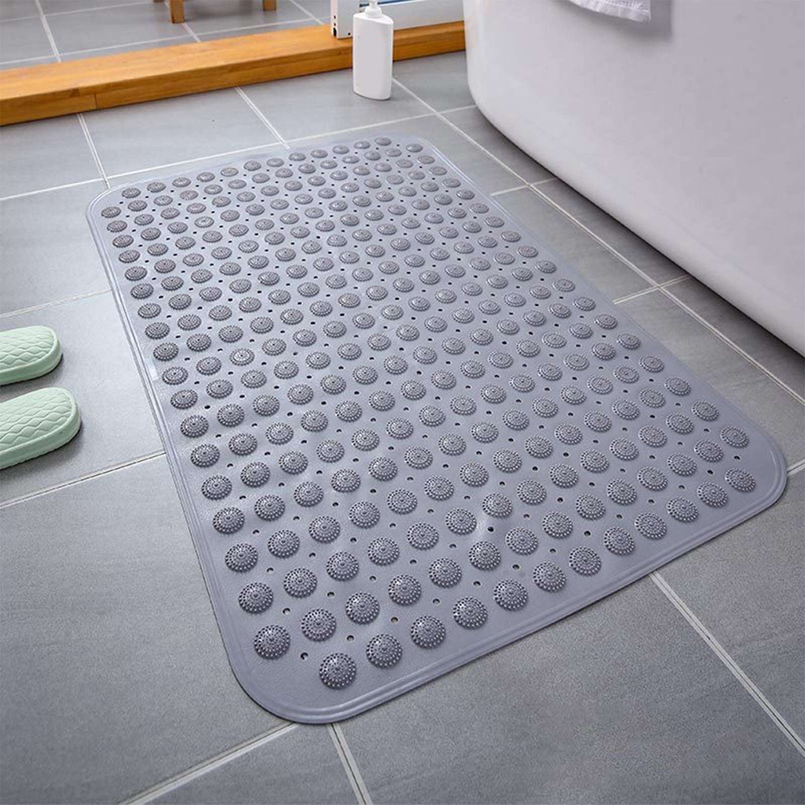 Bathroom Nonslip Mats - 36x68 cm/14.17x26.77 in, Large PVC Floor Mats ...