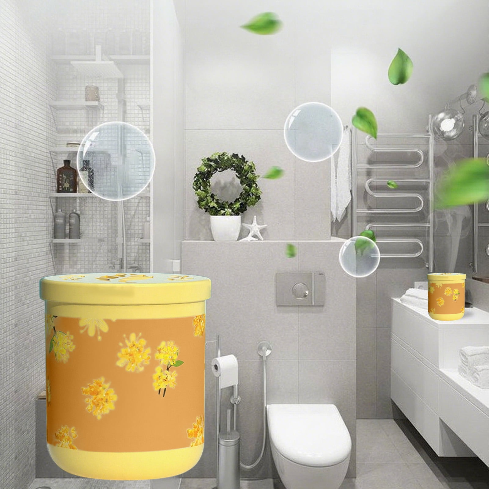 Bathroom Odor Neutralizer Solid Air Freshener, Natural Scented Wax ...