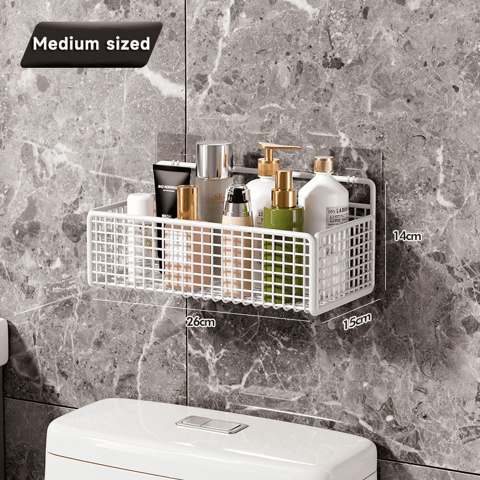 Bathroom Organiser Multifunctional Toiletries Organiser No-Punch ...