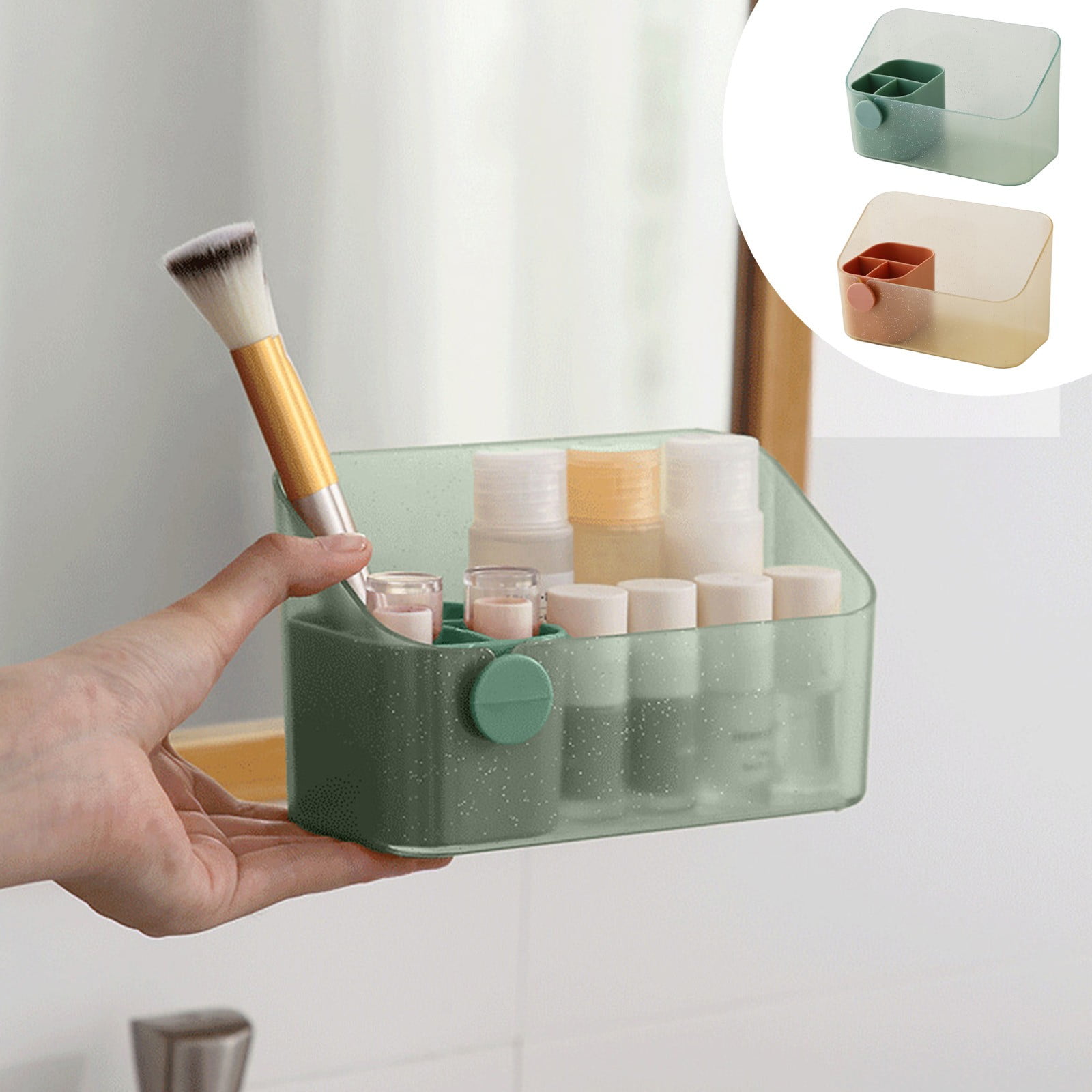 Bathroom Organizer Caddy with Removable Storage Box - Plastic Shower ...