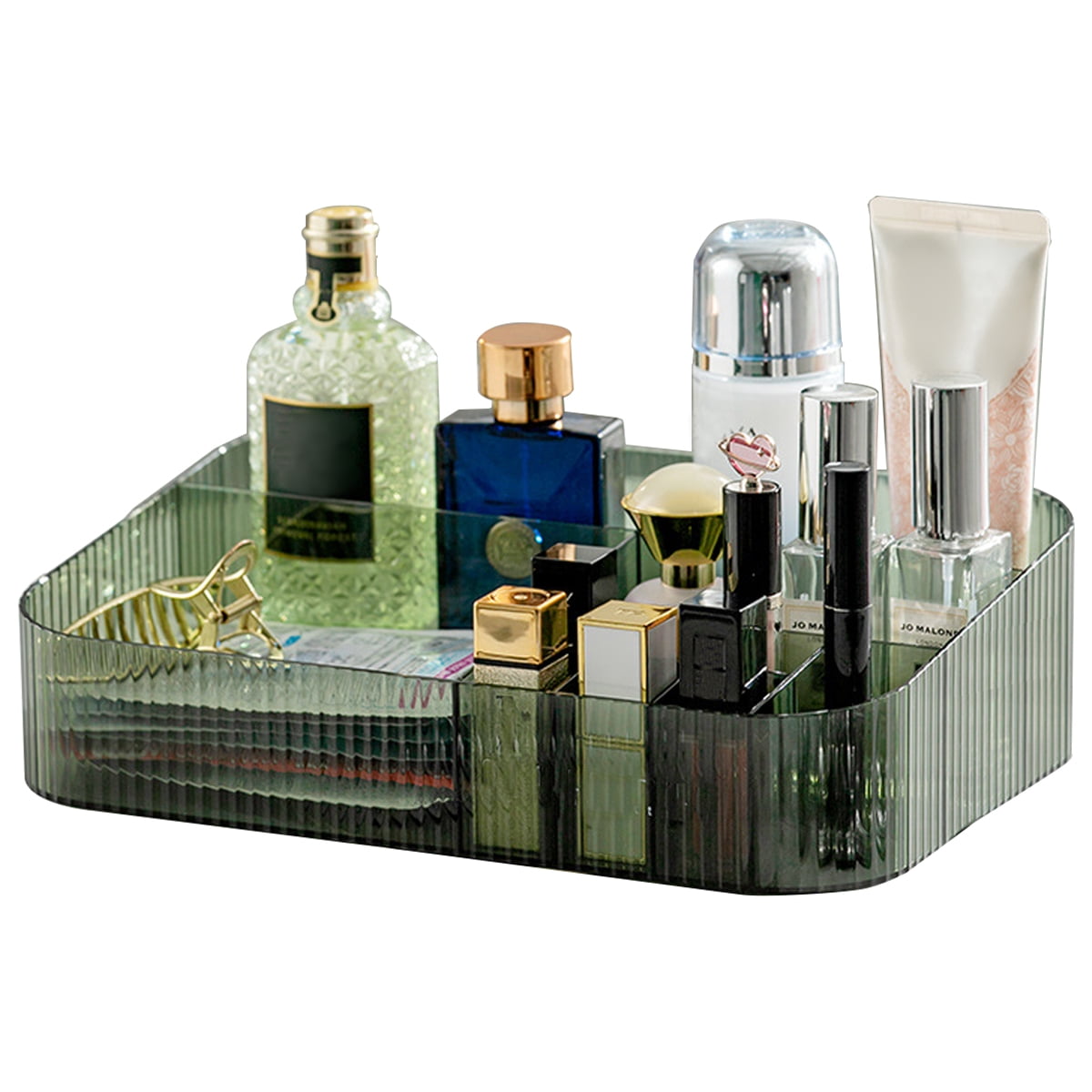 Bathroom Organizer Countertop, Toothbrush Holder, 12 Slots Cosmetic ...