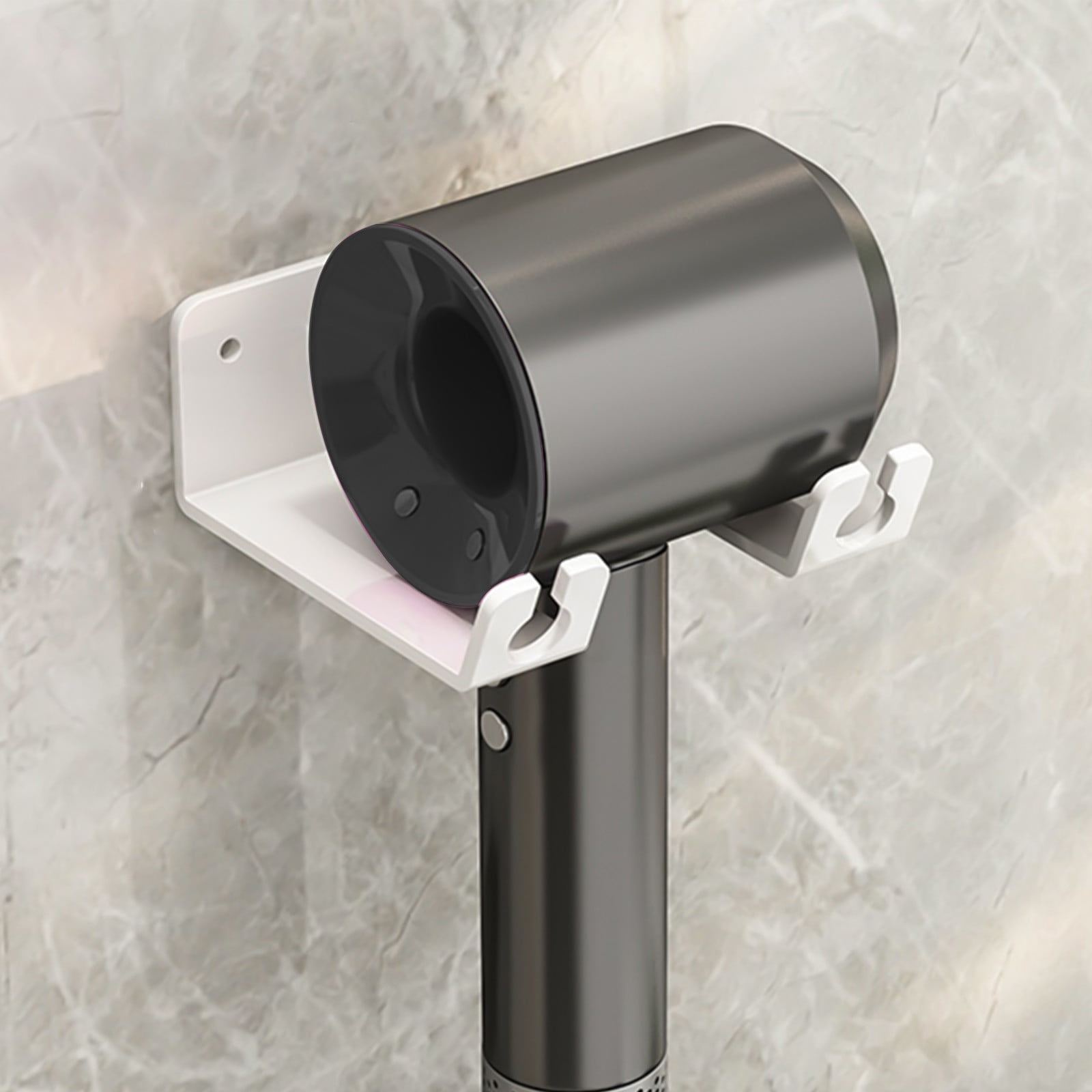 Bathroom Organizer - Wall Mount Hair Tool Organizer with No Drilling ...