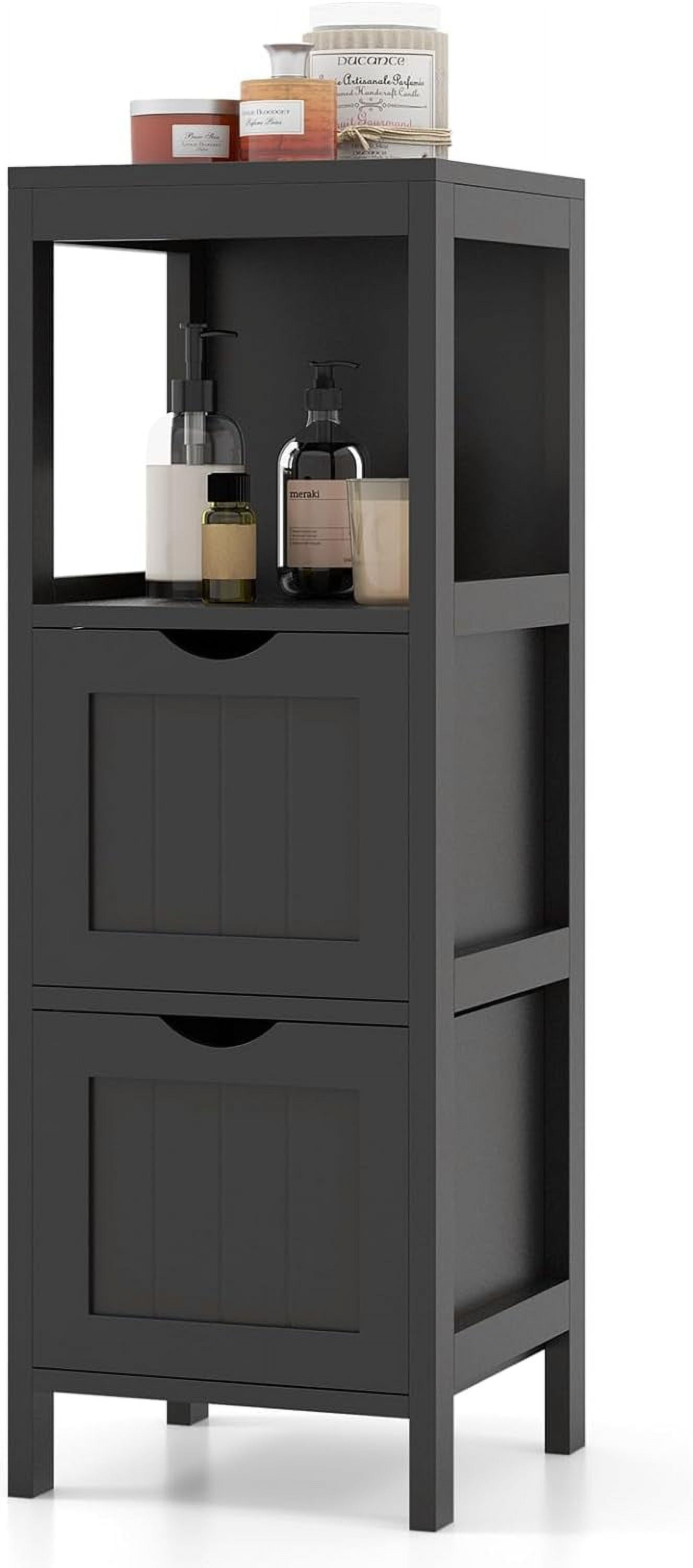 Bathroom Organizers and Storage Cabinet - Storage Organizer Rack Stand ...