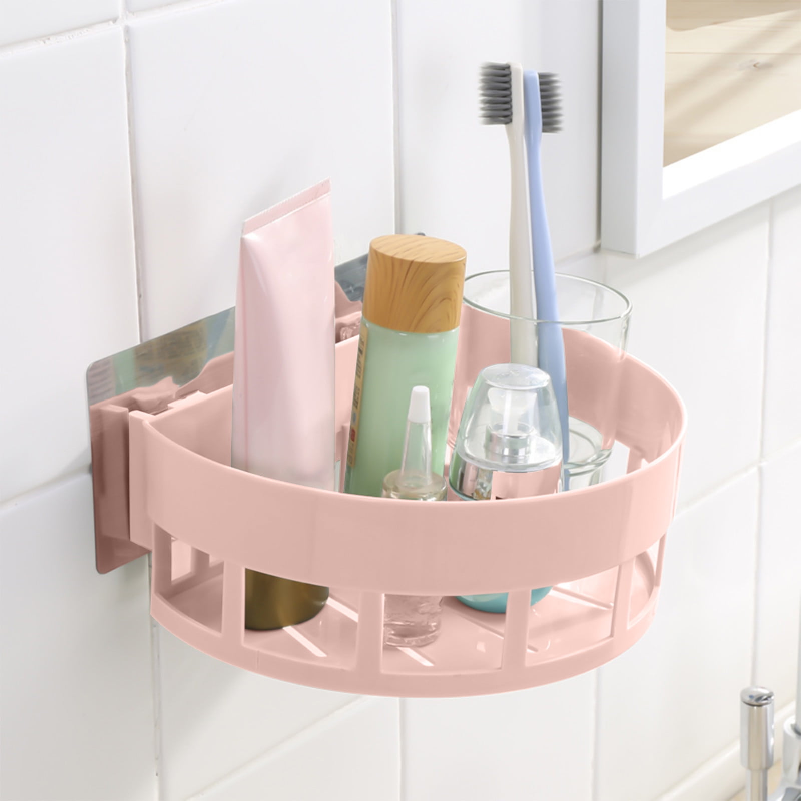 Bathroom Organizers and Storage Wall Mounted Shower Shelf Bathroom ...