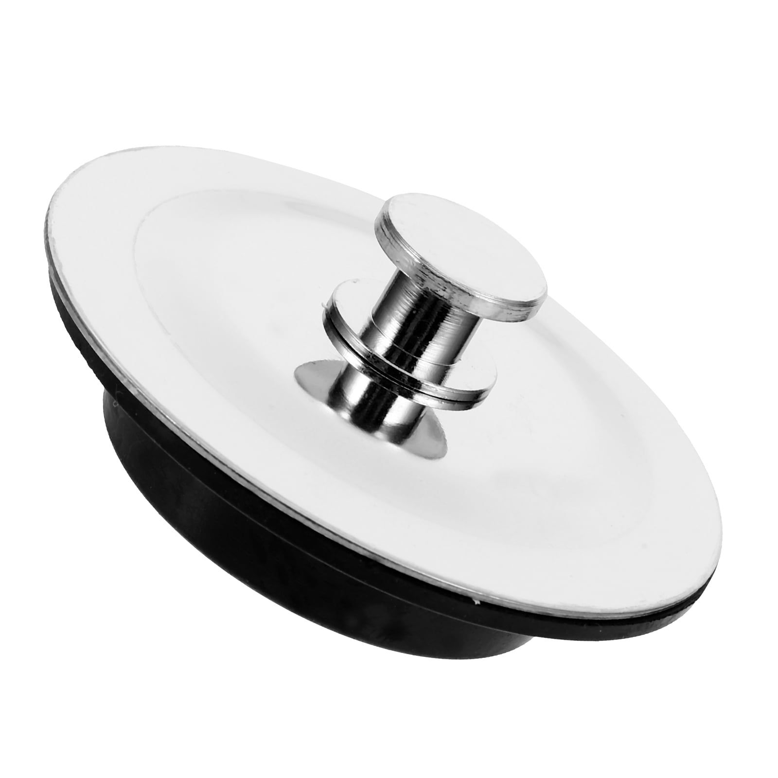 HOOWIFFY Drain Bathtub Drain Black Rubber Bath Plug 1Pcs - Walmart.com